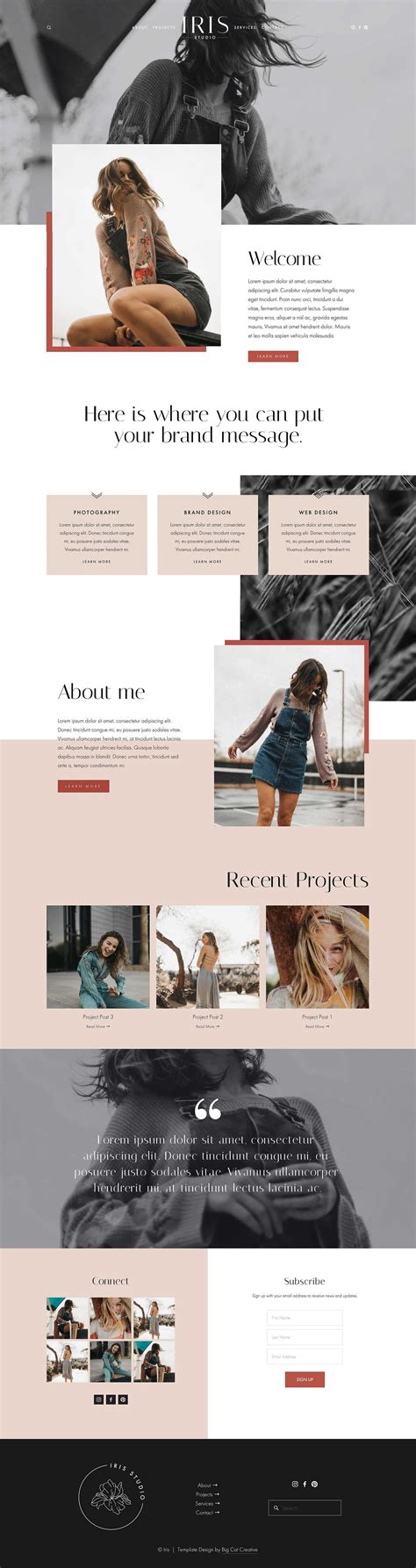 Shop Squarespace Template Kits — Big Cat Creative Squarespace