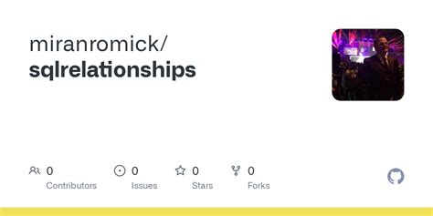 Github Miranromicksqlrelationships