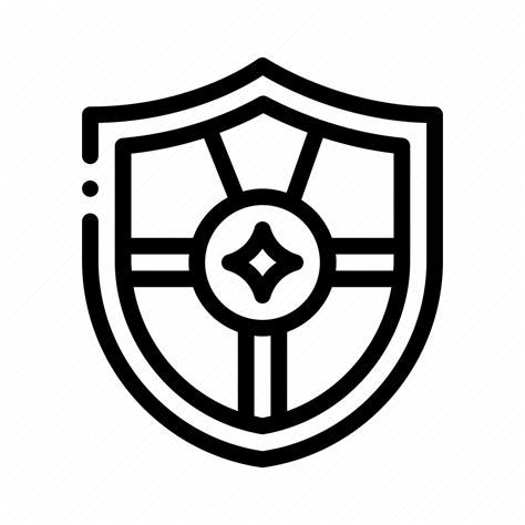Shield Security Weapon Protection Safety Defense Warrior Icon