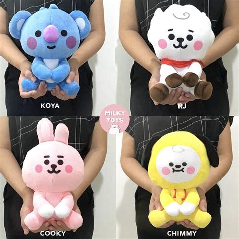 Jual Boneka BT Cute Baby Sitting BTS Chimmy Cooky Koya RJ Unofficial KODE Indonesia