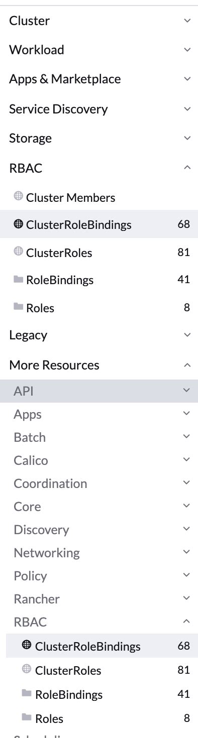 Enhancement Cluster Rbac Rbac In The Explore Cluster Can Only Be