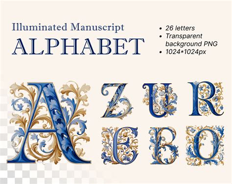 Illuminated Letter Clipart Png