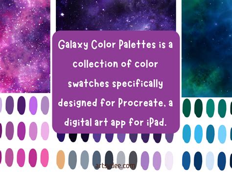 Galaxy Color Palette Procreate Palette Color Palette Procreate