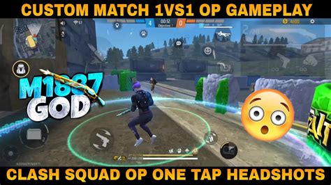 Clash Squad Op One Tap Headshots 😱 1 Vs 1 M1887 Godfreefire