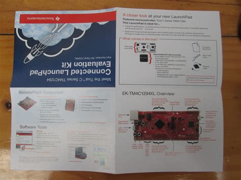 Texas Instruments Tiva C Series Connected Launchpad Unboxing And Quick