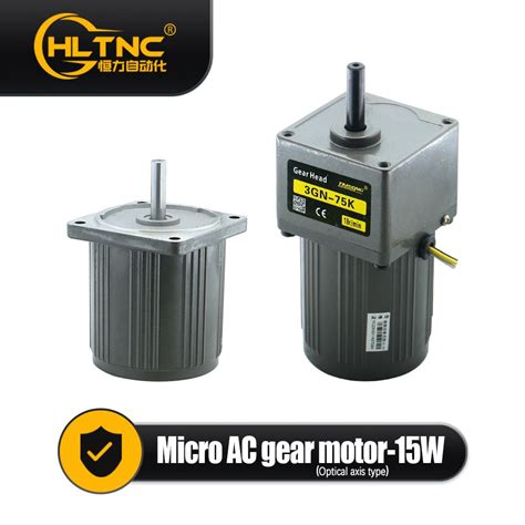 15W Микро электродвигатель переменного тока 220V 50/60HZ Вал двигателя ...