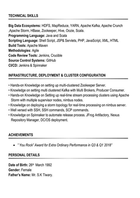 Kumari Shailaja Big Data Engineer Pdf