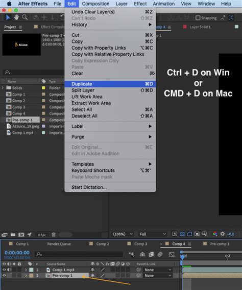 How To Duplicate In After Effects Aejuice