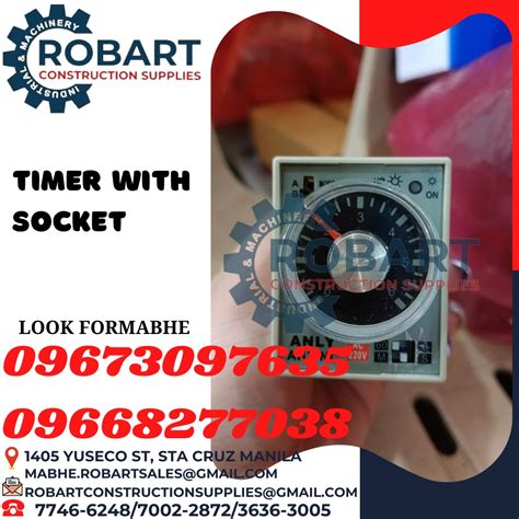 Timer With Socket Commercial And Industrial Construction Tools
