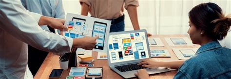 Premium Photo Creative Frontend Developer Brainstorming Ui Design