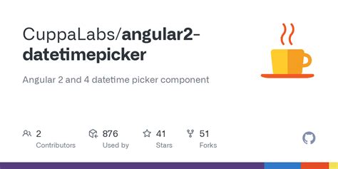Github Cuppalabsangular2 Datetimepicker Angular 2 And 4 Datetime