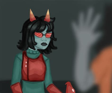 Good Ol Terezi Drawing With Some Slight Vriska Rhomestuck