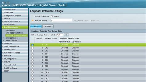Fragen Konfiguration Cisco Switch Sg 220 250 Administrator