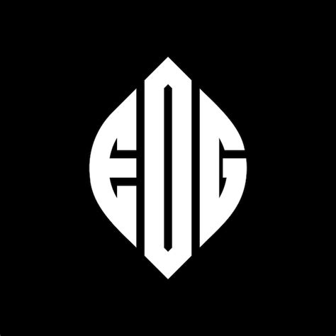 Premium Vector Eog Circle Letter Logo Design With Circle And Ellipse