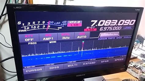 Yaesu Ftdx10 Monitor 24 2 Youtube