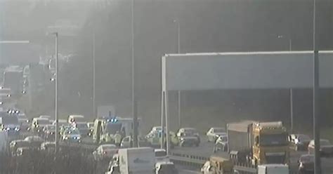 M8 Lorry Crash Leaves Two Injured And Causes Traffic Chaos Daily Record