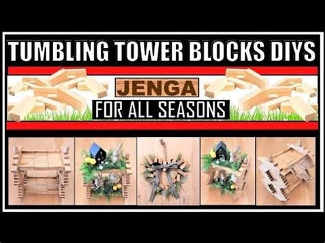 DOLLAR TREE INSPIRED TUMBLING TOWER BLOCKS DIYS II TWO TIERED TRAY DIY II SPRING HEART DIY II