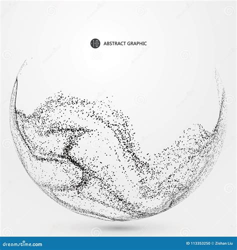 Dynamic Particle Wave Futuristic Point Wave Flow Digital Structure