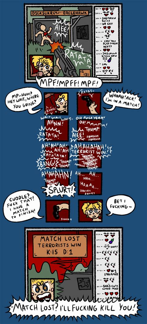 Gamer Girl Streamer Comic By Flikki On Newgrounds