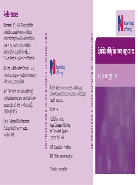 C Spirituality In Nursing Care A Pocket Guide Royalcn 2011 F