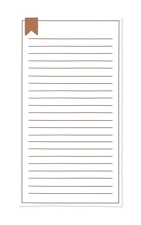 Lindo Papel De Nota PNG