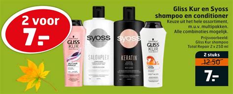 Gliss Kur En Syoss Shampoo En Conditioner Aanbieding Bij Trekpleister