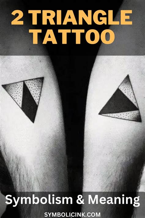 2 Triangle Tattoo Meaning And Symbolism Femininity Triangle Tattoo