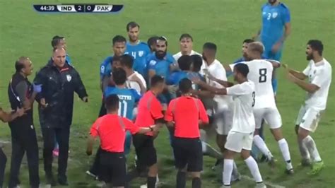 India Vs Pakistan India Pakistan Football Match Fight See Video