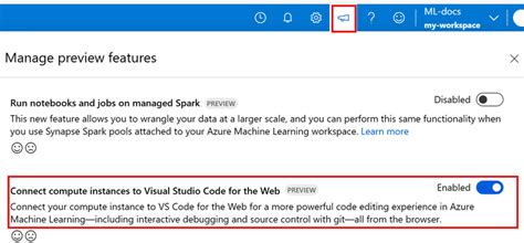 Launch Visual Studio Code integrated with Azure Machine Learning (preview) - Azure Machine ...