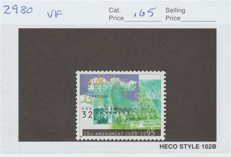 Scott 2980 1995 32c Woman Suffrage Issue Vf Mnh United States