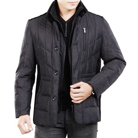 利郎中年男士外套 棉衣服 秋冬新款保暖棉衣外套 正品男装零点商务男装