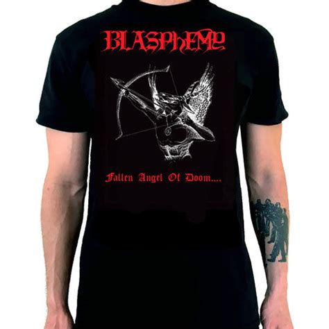 Blasphemy Fallen Angel Of Doom T Shirt Vinyl Command