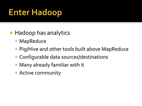 Ppt Cassandra Hadoop Powerpoint Presentation Free Download Id