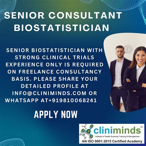 Biostatistics Clinicaltrials Consultancy Freelanceconsultant Biostatistician