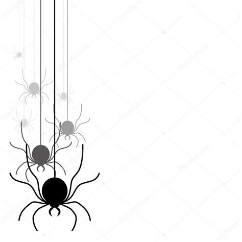 Vector Background Spiders — Stock Vector © Taronin 34587467