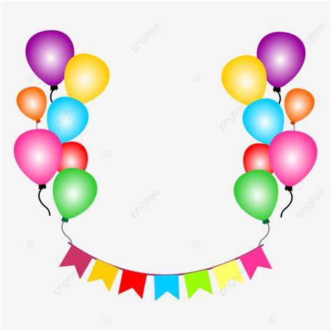 Globos De Colores PNG dibujos Globos Balloon Art Feliz Cumpleaños