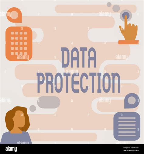 Writing Displaying Text Data Protection Conceptual Photo Protect Ip Addresses And Personal Data
