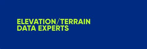 elevation terrain data experts livetech gis