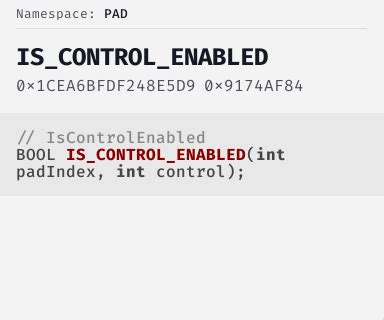 IsControlEnabled FiveM Natives Cfx Re Docs