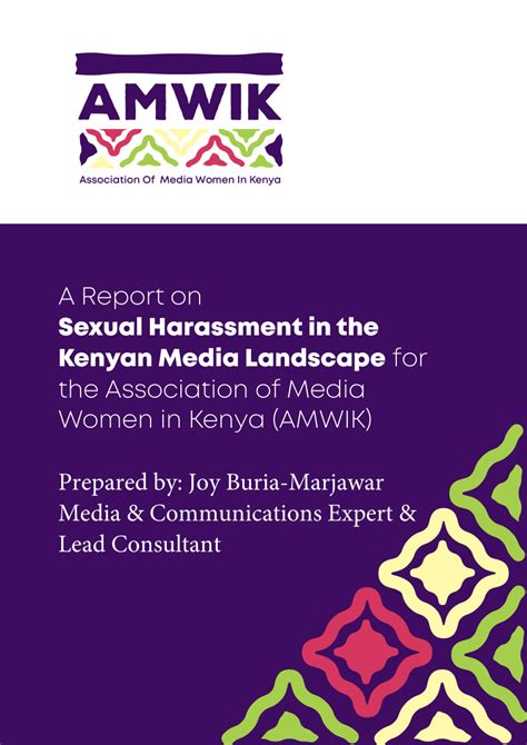 Pdf A Report On Sexual Harassment In The Kenyan Media Landscape