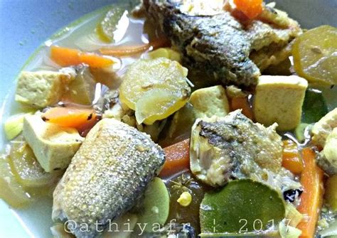 Resep Asem Asem Bandeng Tahu Praktis Cemplang Cemplung Oleh Athiyafr