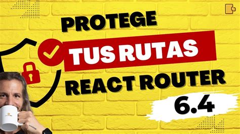 Crea Un Sistema De Autenticación Con React Router 64 En Adelante Reactjs Reactrouter Youtube