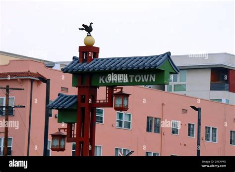 Los Angeles California View Of KOREATOWN A Neighborhood In Central Los Angeles Stock Photo Alamy