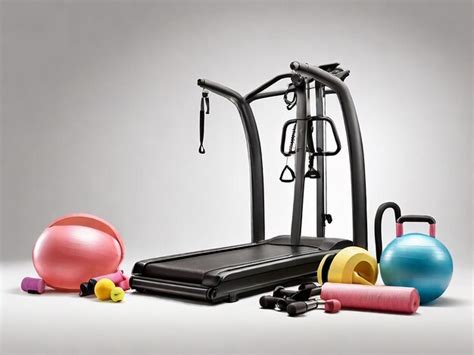 Exercise Equipment Isolated Background Premium Ai Generated Image
