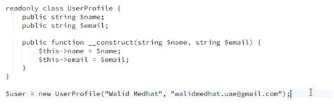 Walid Medhat On Linkedin Php8 Php82 Readonlyclasses Codingtips