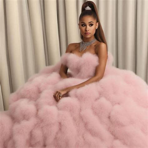 Ariana Wearing A Fluffy Gown By Youneverwalkalone2 On Deviantart
