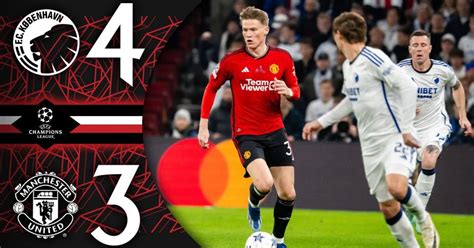 Résultat Copenhague Man United 4 3 La 4e Journée De Ligue Des