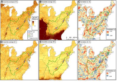 Jaccard Distance Values Per Grid Cell For 35 Tree Species Across