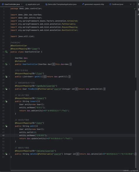 在idea中spring Boot使用jdbctemplate进行与mysql操作idea Jdbctemplate用法 Csdn博客