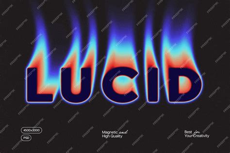 Premium Psd Lucid Text Effect
